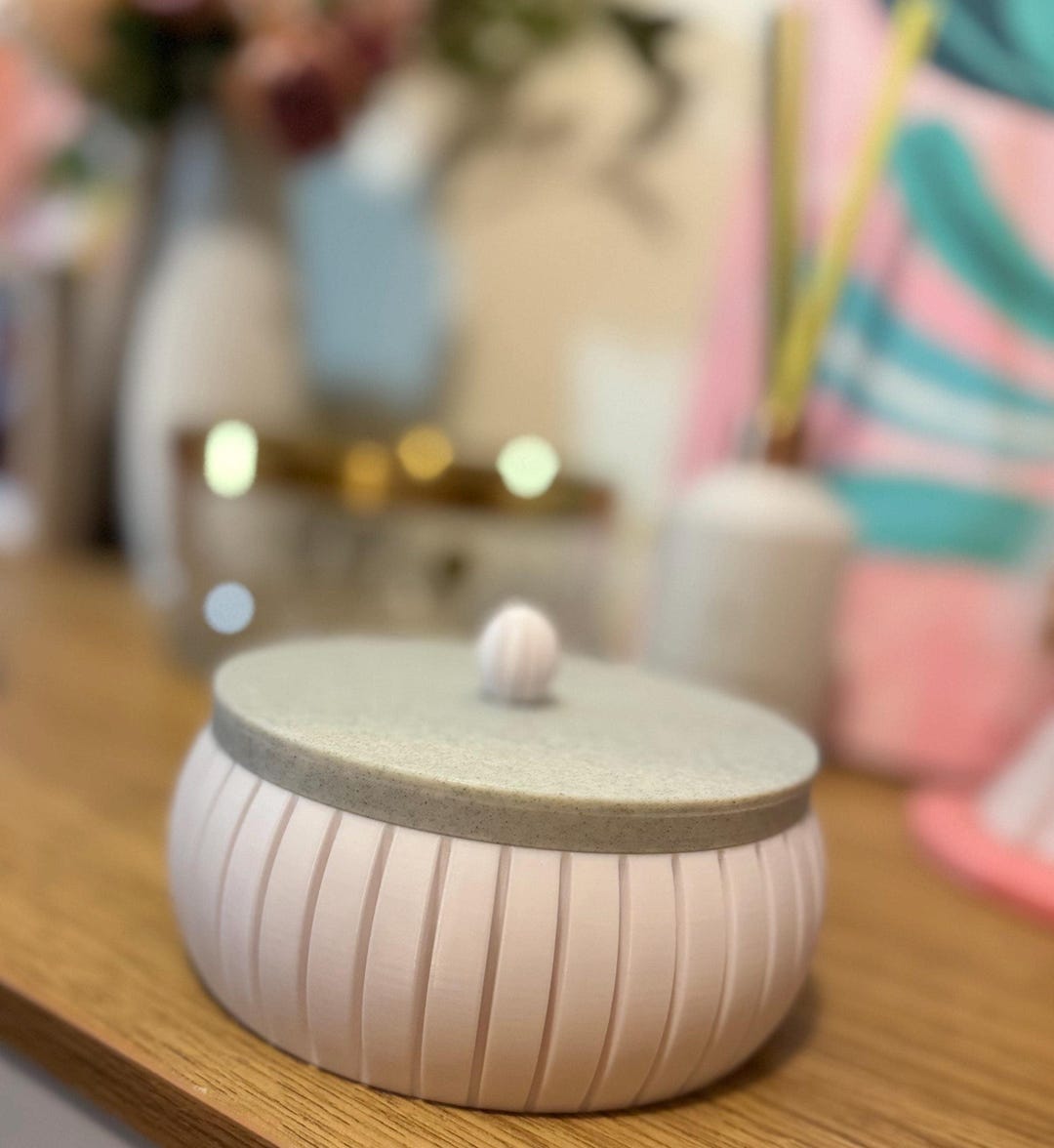 Harmony Hold – 3D Printed Minimalist Storage Container, Modern ...