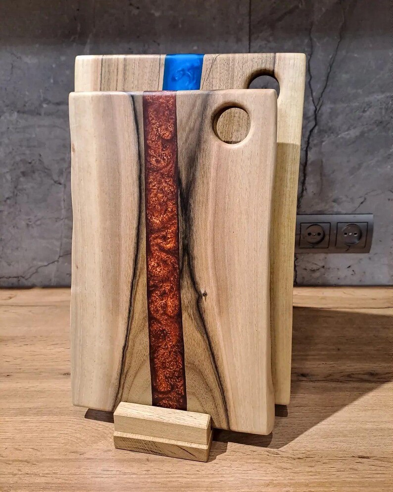 Personalized Charcuterie Board: Kitchen and Dining Accessory With Epoxy ...