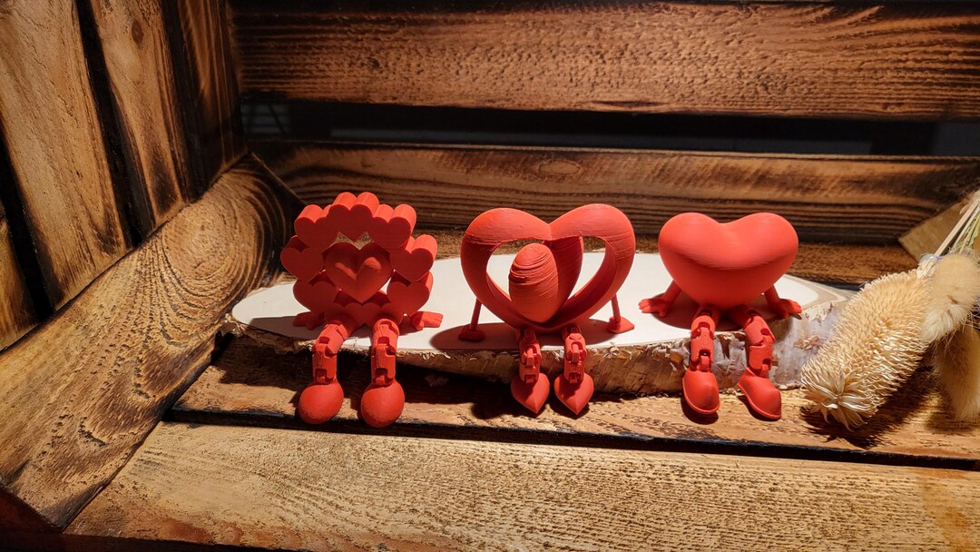 Flexible Hearts With Their Wobbly Legs Gift to Your Loved Ones - Etsy