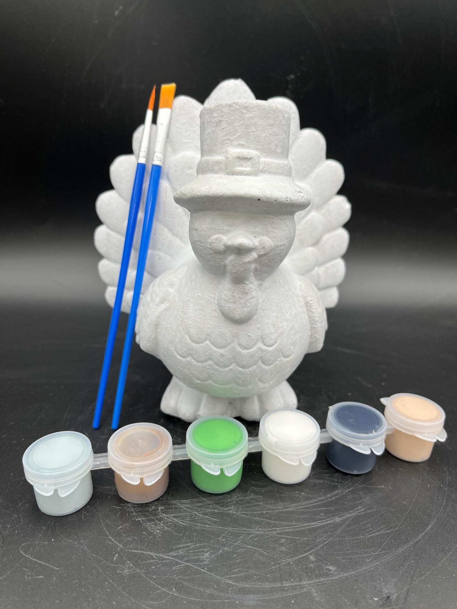 Turkey Cast Stone Statue Paint Kit - Etsy