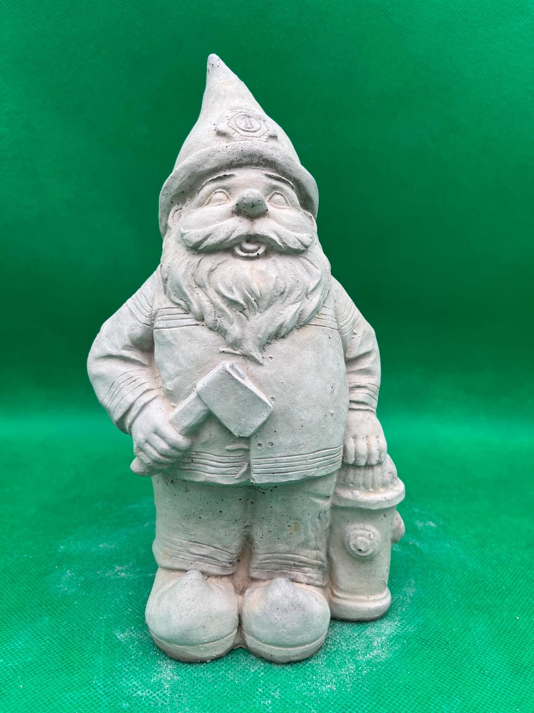 Fireman Gnome Statue - Etsy