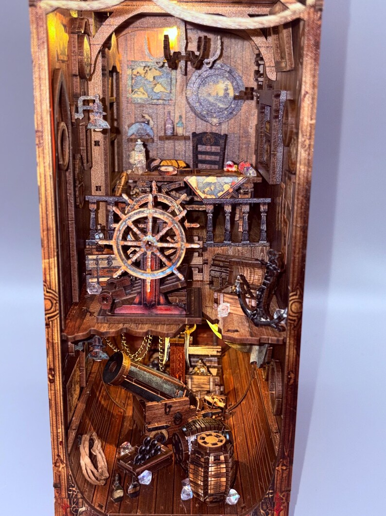 Pirate Ship Book Nook-completed! - Etsy