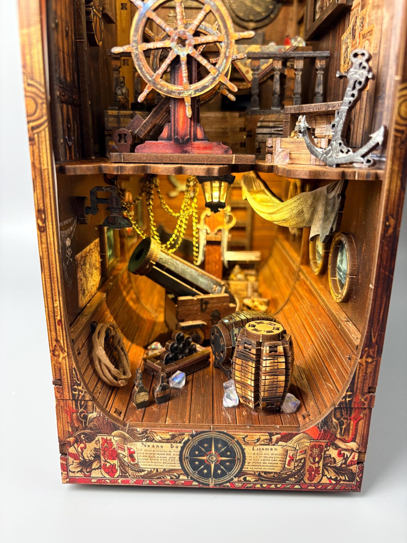 Pirate Ship Book Nook-completed! - Etsy