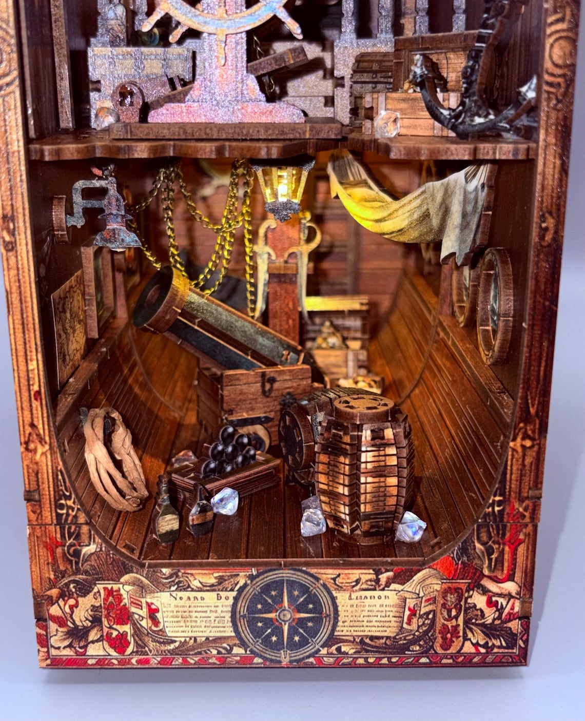 Pirate Ship Book Nook-completed! - Etsy