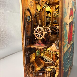 Pirate Ship Book Nook-completed! - Etsy
