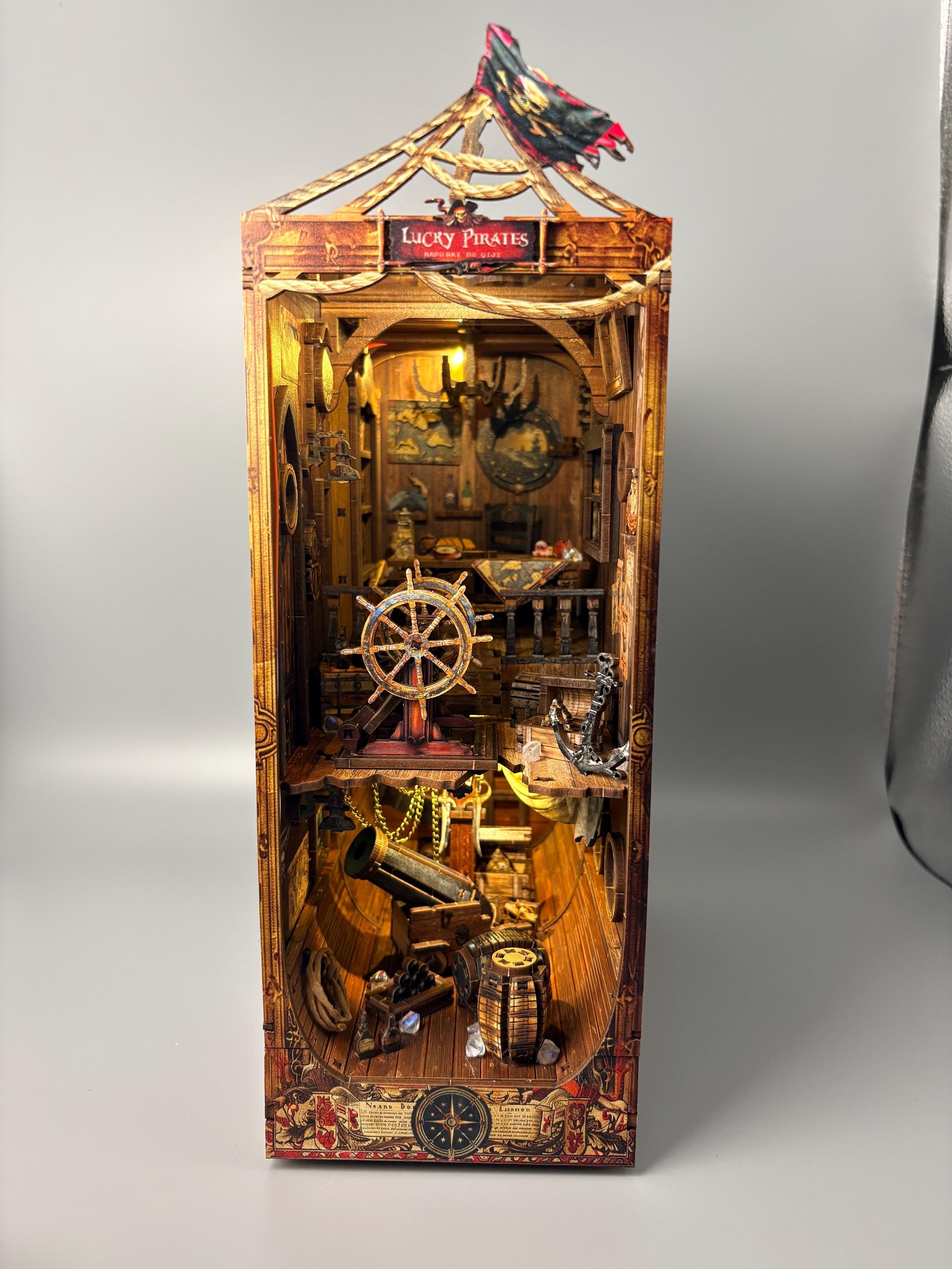 Pirate Ship Book Nook-completed! - Etsy