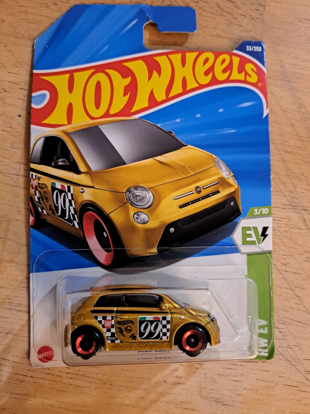 Hotwheels Fiat Gold - Etsy