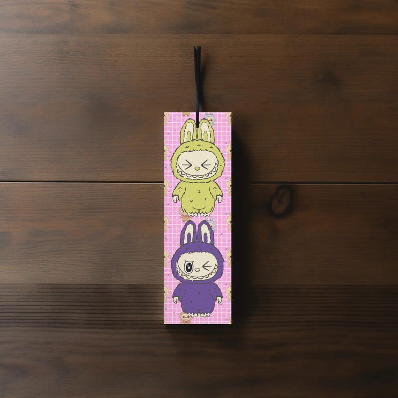 Labubu PNG Bookmarks - Cute Printable Bookmark Set for Kids | Funny ...