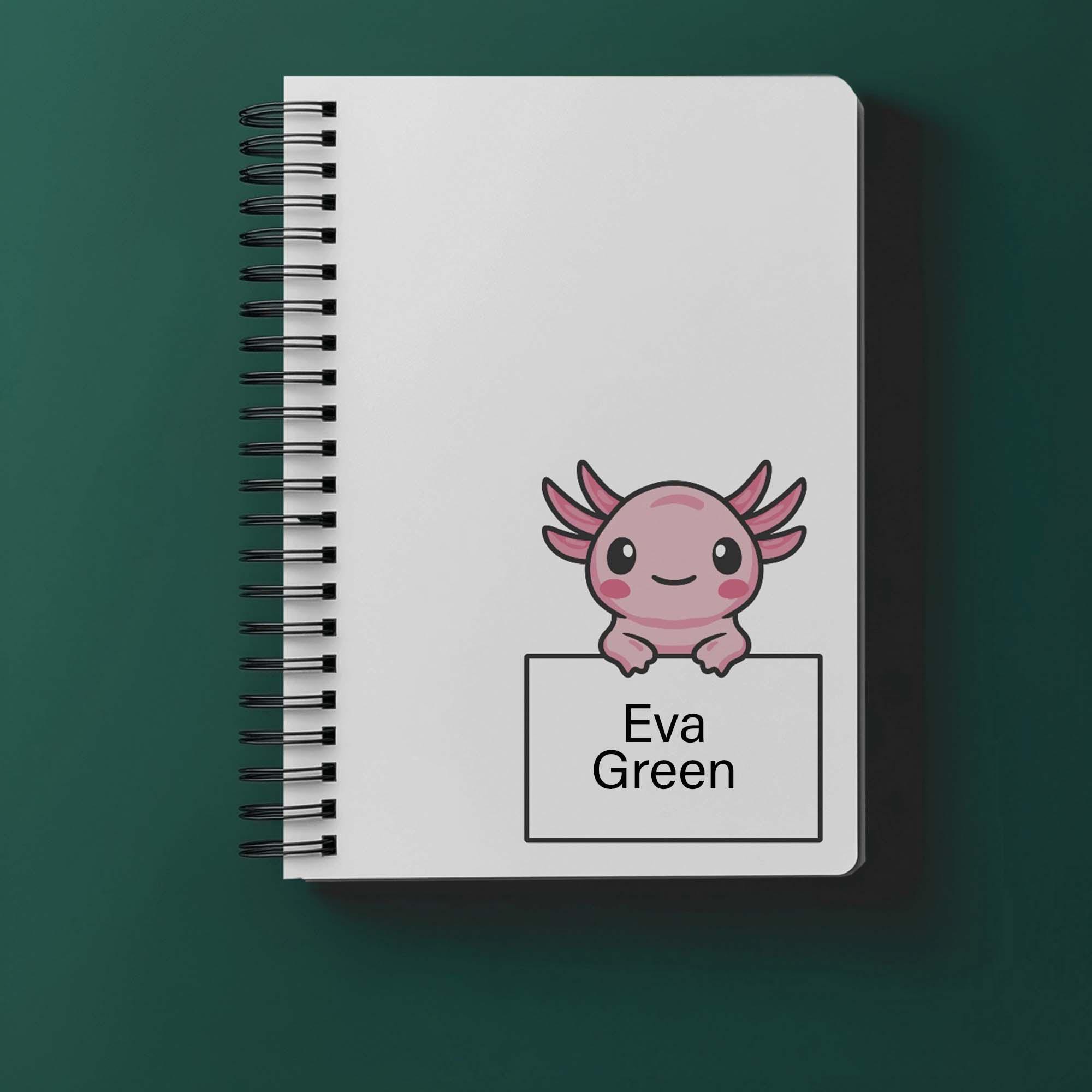 Axolotl SVG PNG | Cute Axolotl Name Sign | Axolotl Birthday Party ...