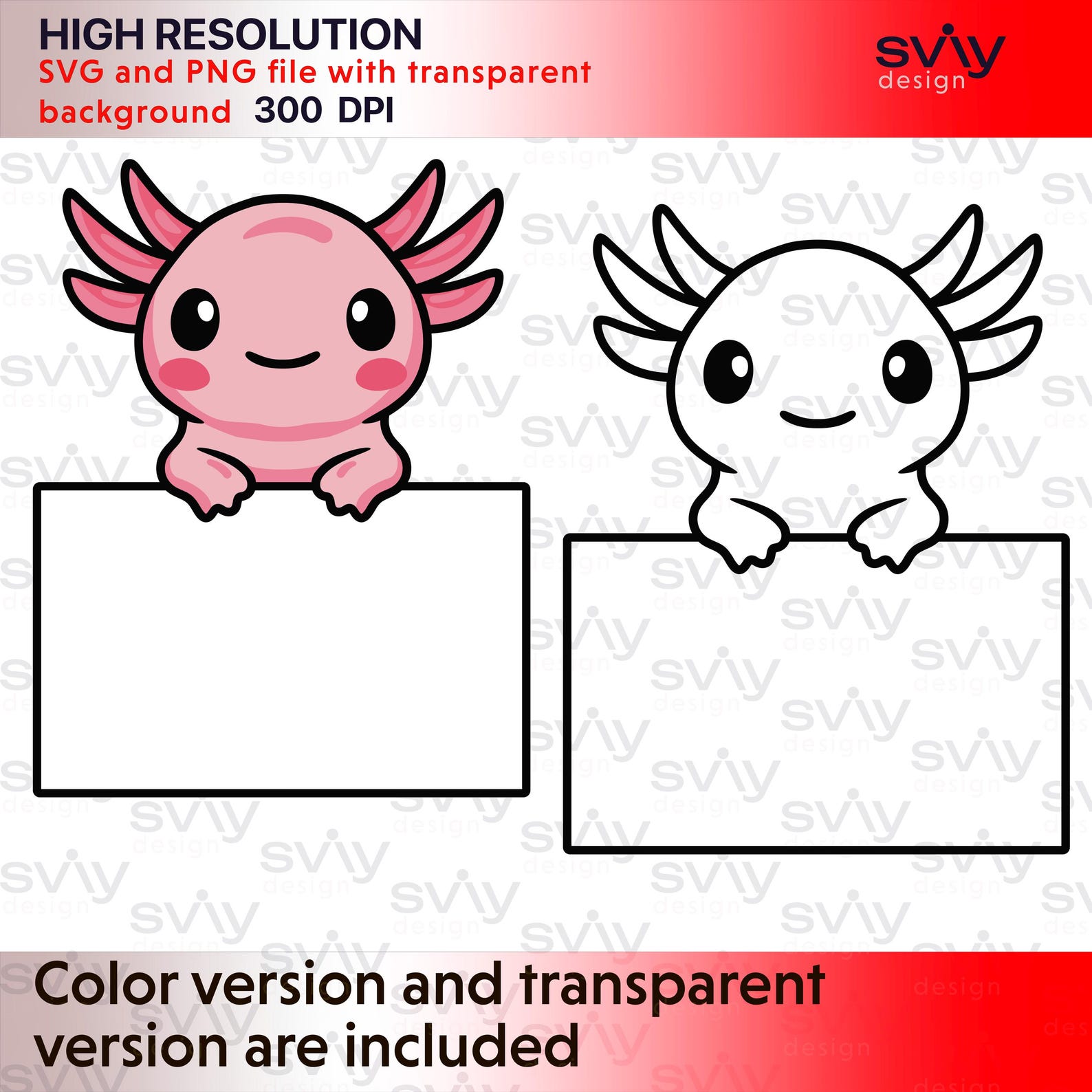 Axolotl SVG PNG | Cute Axolotl Name Sign | Axolotl Birthday Party ...