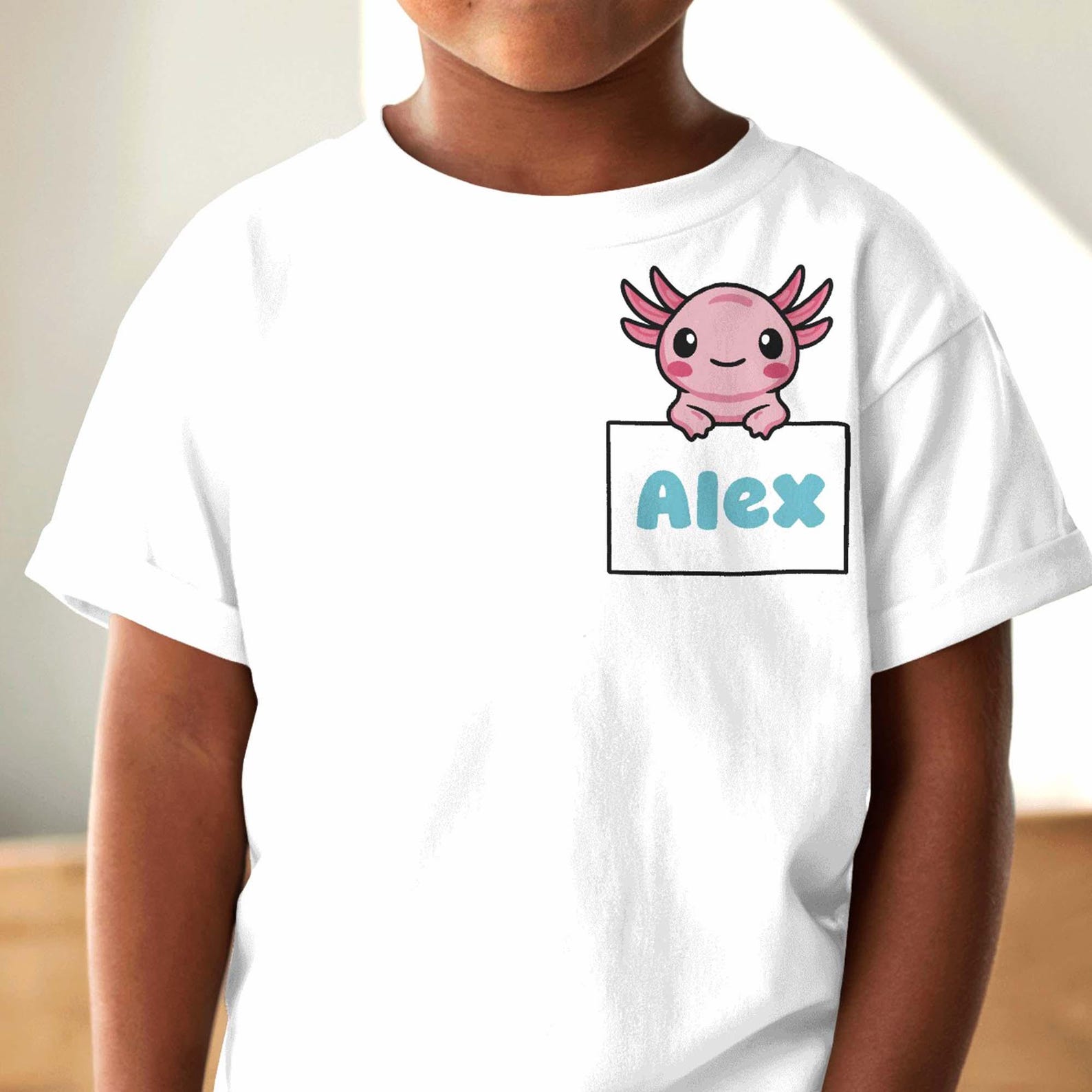 Axolotl SVG PNG | Cute Axolotl Name Sign | Axolotl Birthday Party ...