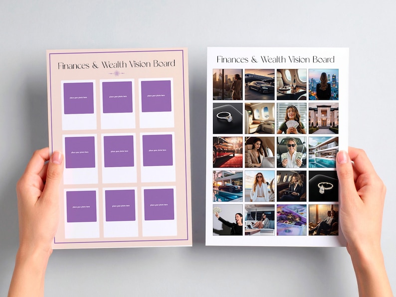 Vision Board Kit 2026 Printable, Digital Vision Board Images ...