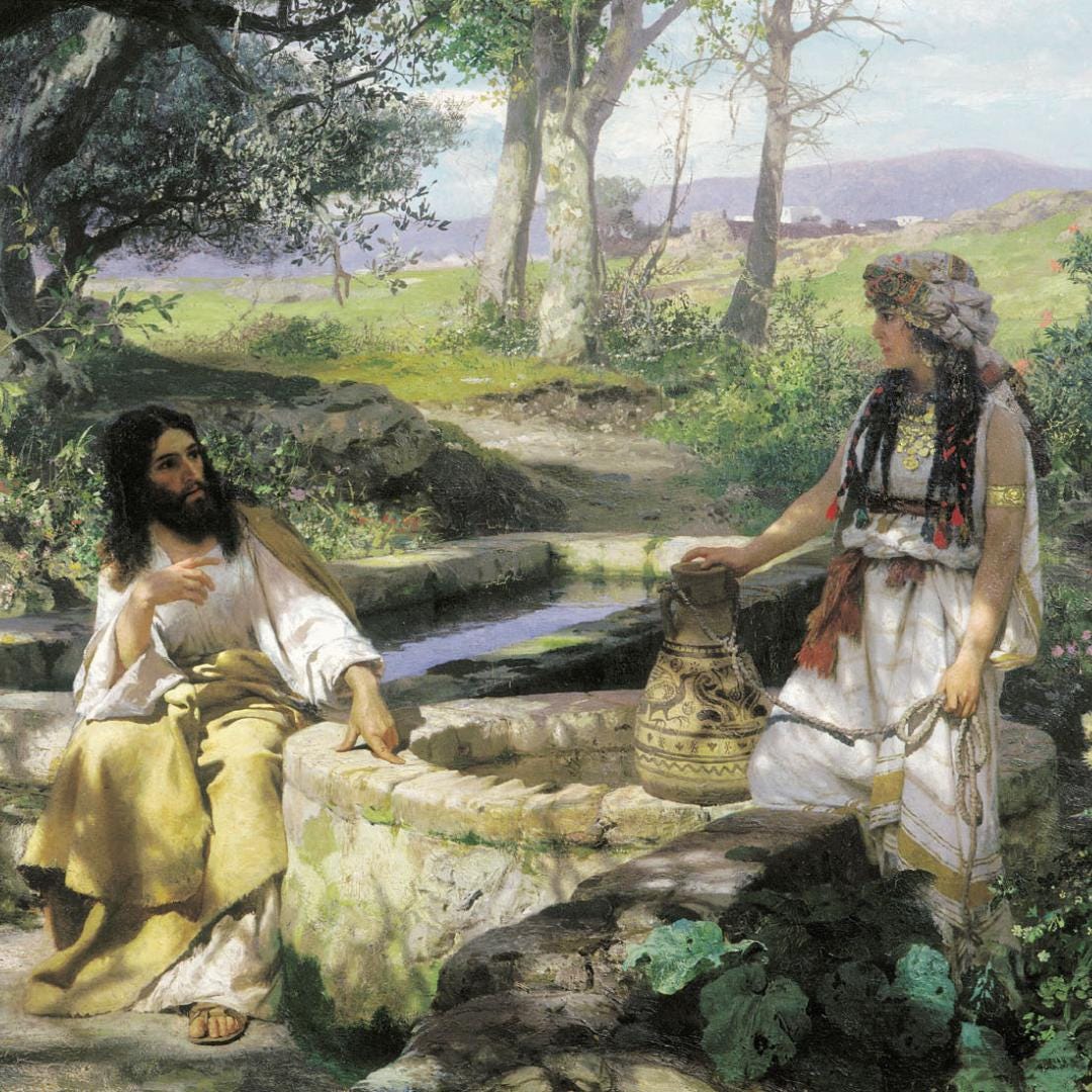 HENRYK SIEMIRADZKI, "christ and the Samaritan Woman", (1890), Giclee ...