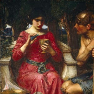 JOHN WILLIAM WATERHOUSE, "jason and Medea", (1907), Giclee Fine Art ...