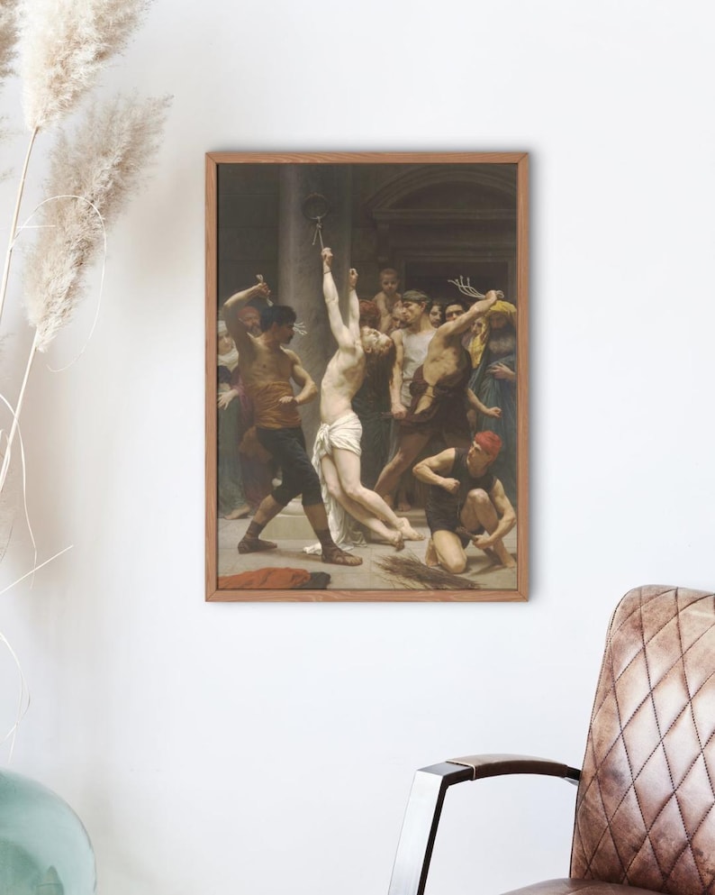 WILLIAM-ADOLPHE BOUGUEREAU, "the Flagellation of Our Lord Jesus Christ ...