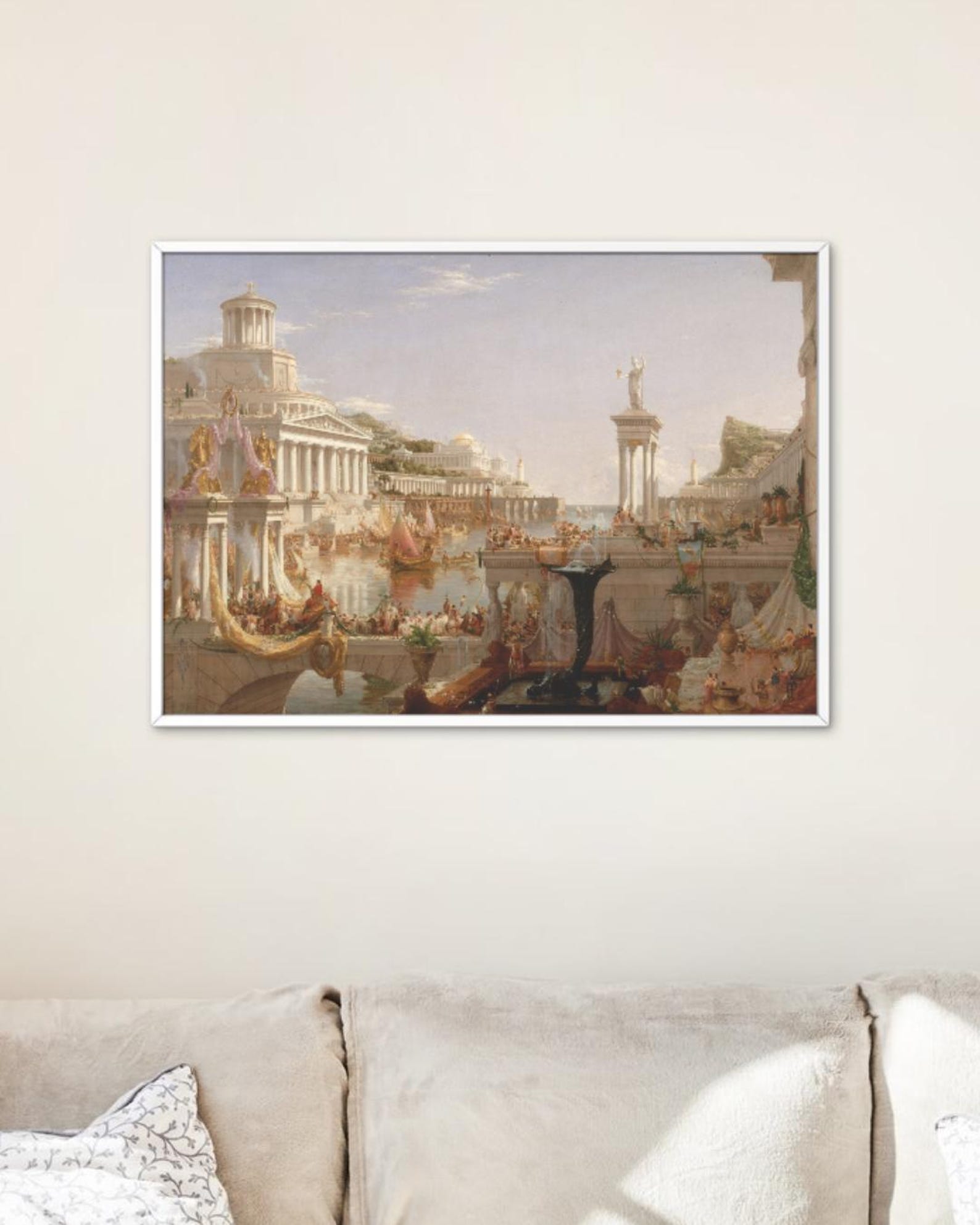 Thomas Cole, "the Course of Empire: the Consummation", (1836), Giclee ...