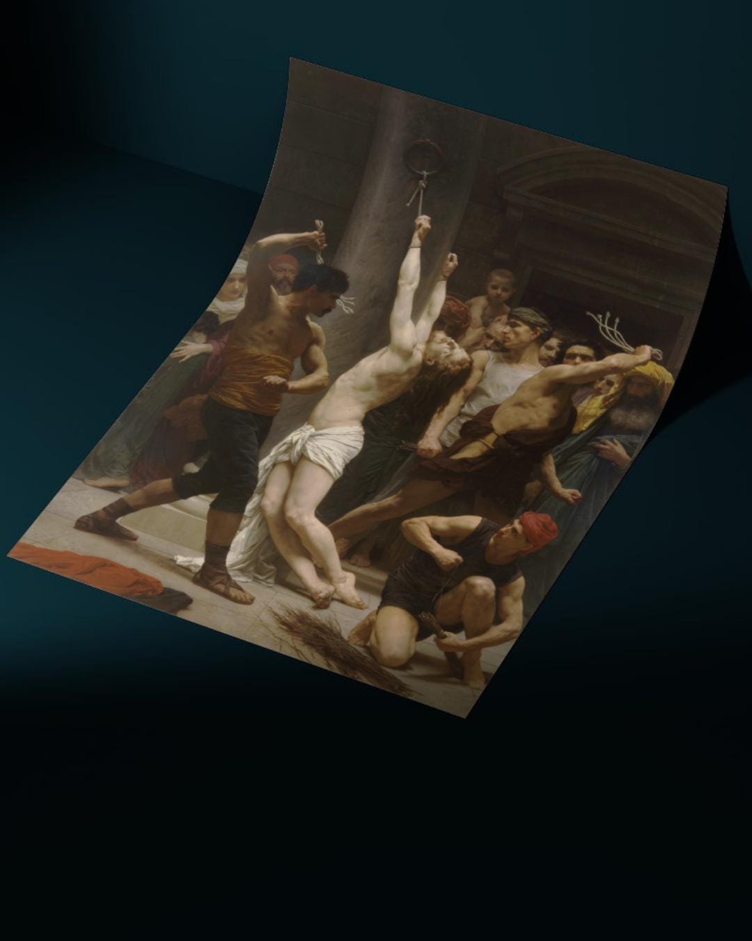 WILLIAM-ADOLPHE BOUGUEREAU, "the Flagellation of Our Lord Jesus Christ ...