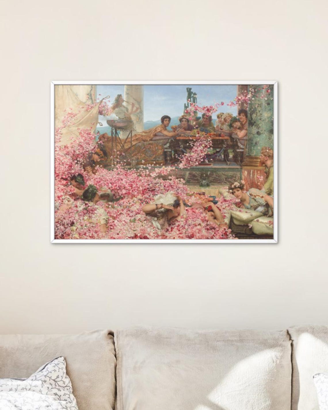 LAWRENCE ALMA-TADEMA, "the Roses of Heliogabalus", (1888), Giclee Fine ...