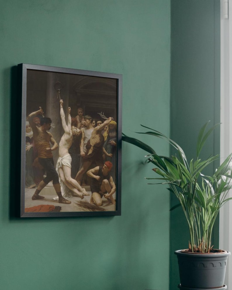 WILLIAM-ADOLPHE BOUGUEREAU, "the Flagellation of Our Lord Jesus Christ ...