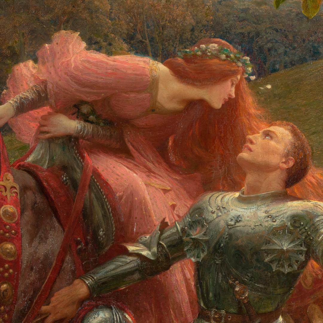 FRANK DICKSEE, "la Belle Dame Sans Merci", (1901), Giclee Fine Art ...