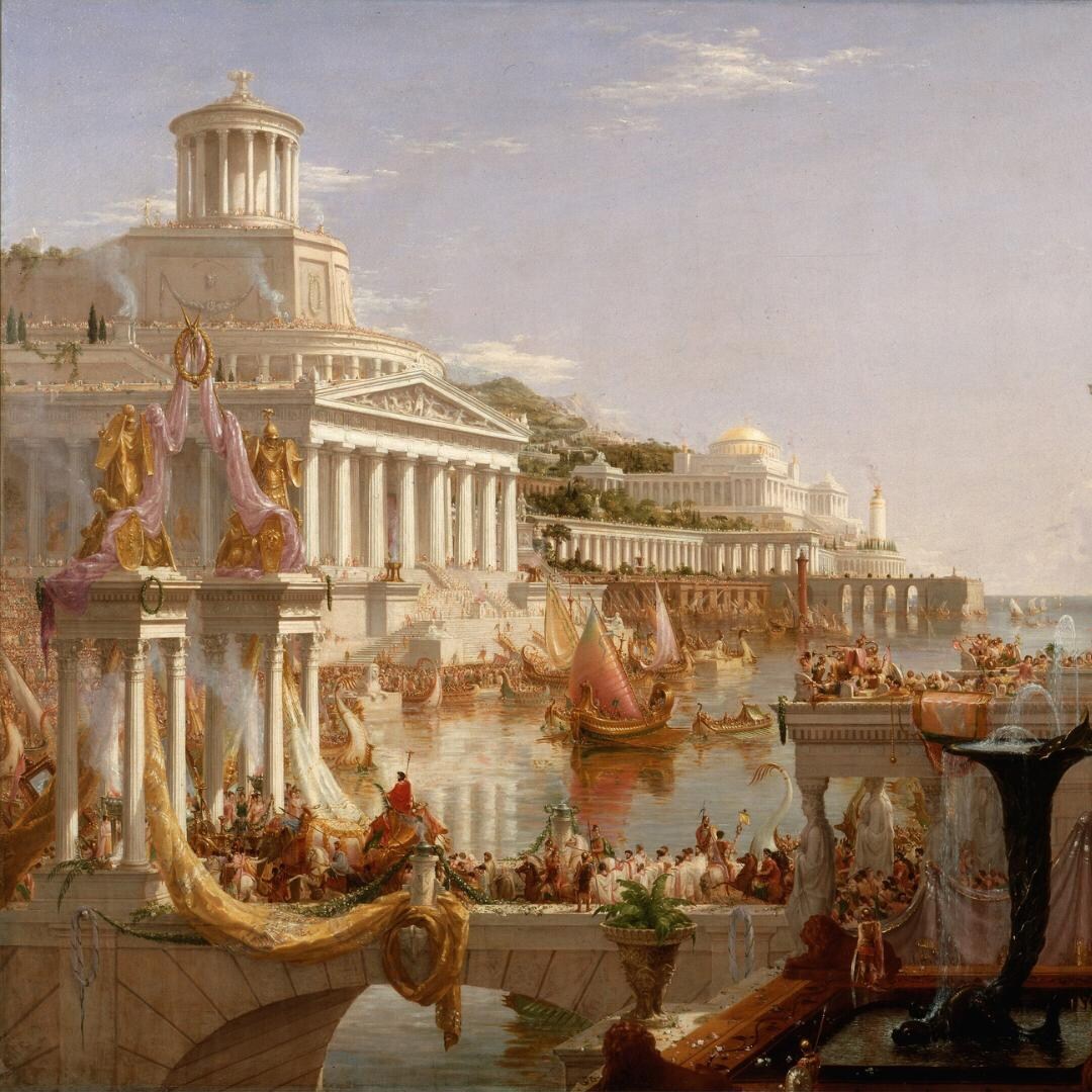 Thomas Cole, "the Course of Empire: the Consummation", (1836), Giclee ...