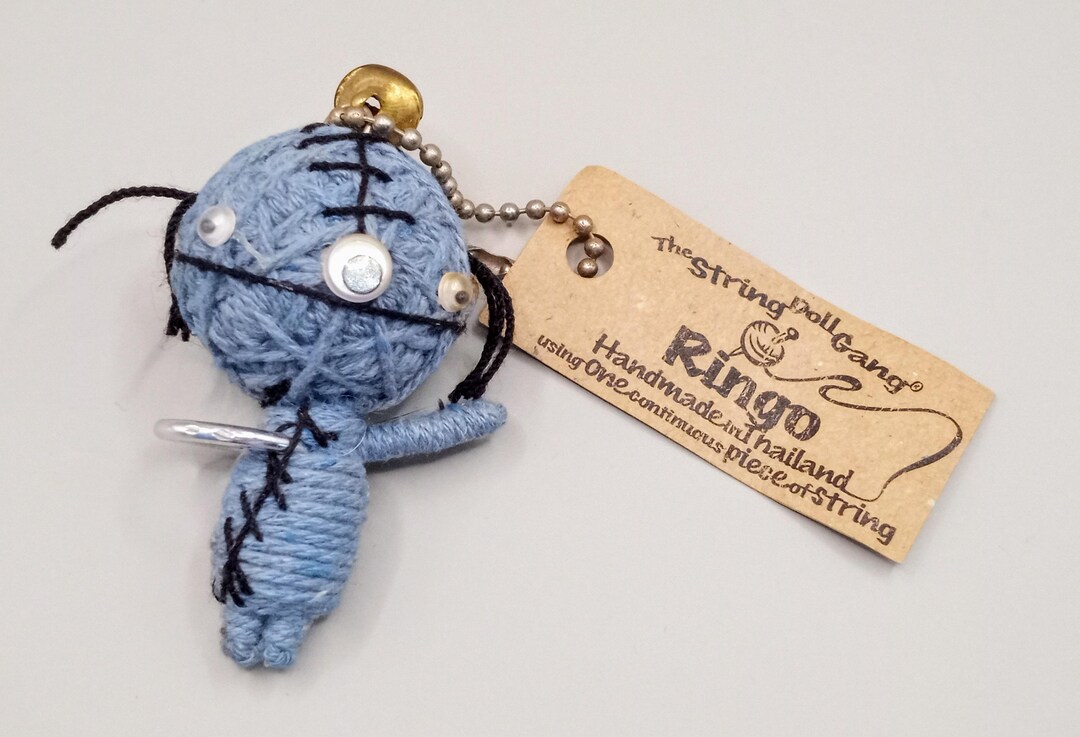 Vintage Ringo the Alien String Doll Keychain Charm Pendant Made From 1 ...
