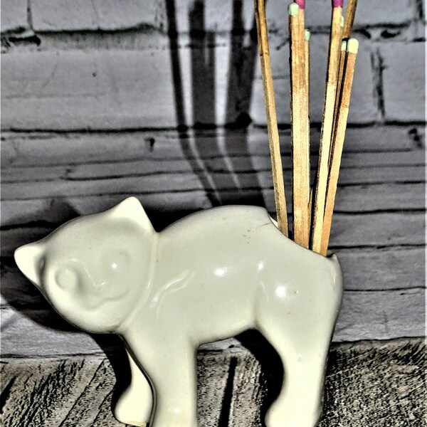 Vintage Match Holder - Etsy
