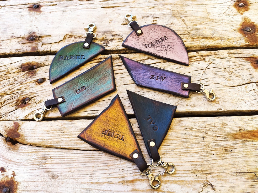 Personalized Leather Family Keychain, New Design by Ishaor Leather ...