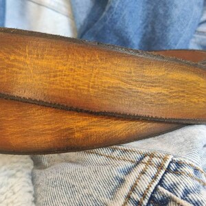 Men's Leather Belt, Yellow Belt, Mens Leather Belt, Custom Leather Belt ...