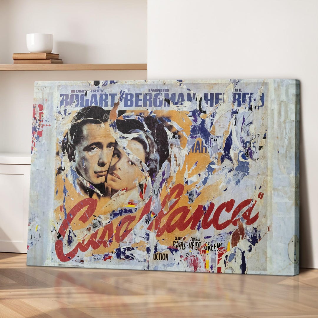 Timeless Romance Poster on Canvas Wall Art - Movie Poster Wall Art ...