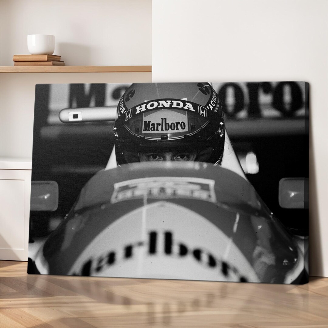 Iconic Race Car Driver Canvas Wall Art - Sports Car Racing Prints ...