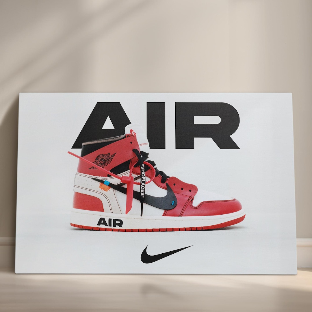 Air Jordans Canvas Wall Art for Men - Sports Basketball Wall Art ...