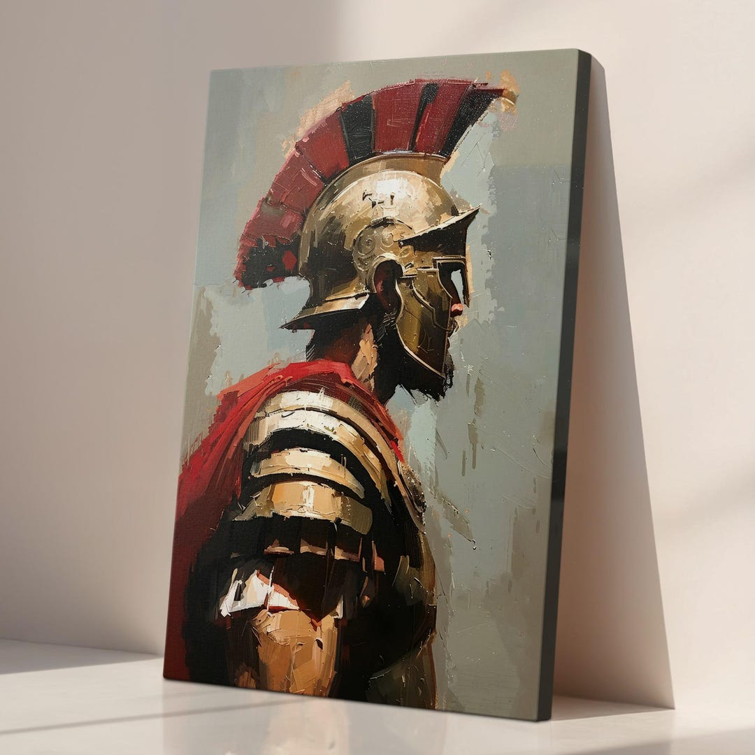 Ancient Roman Legionary Canvas Wall Art - Ancient Rome Large Wall Art ...
