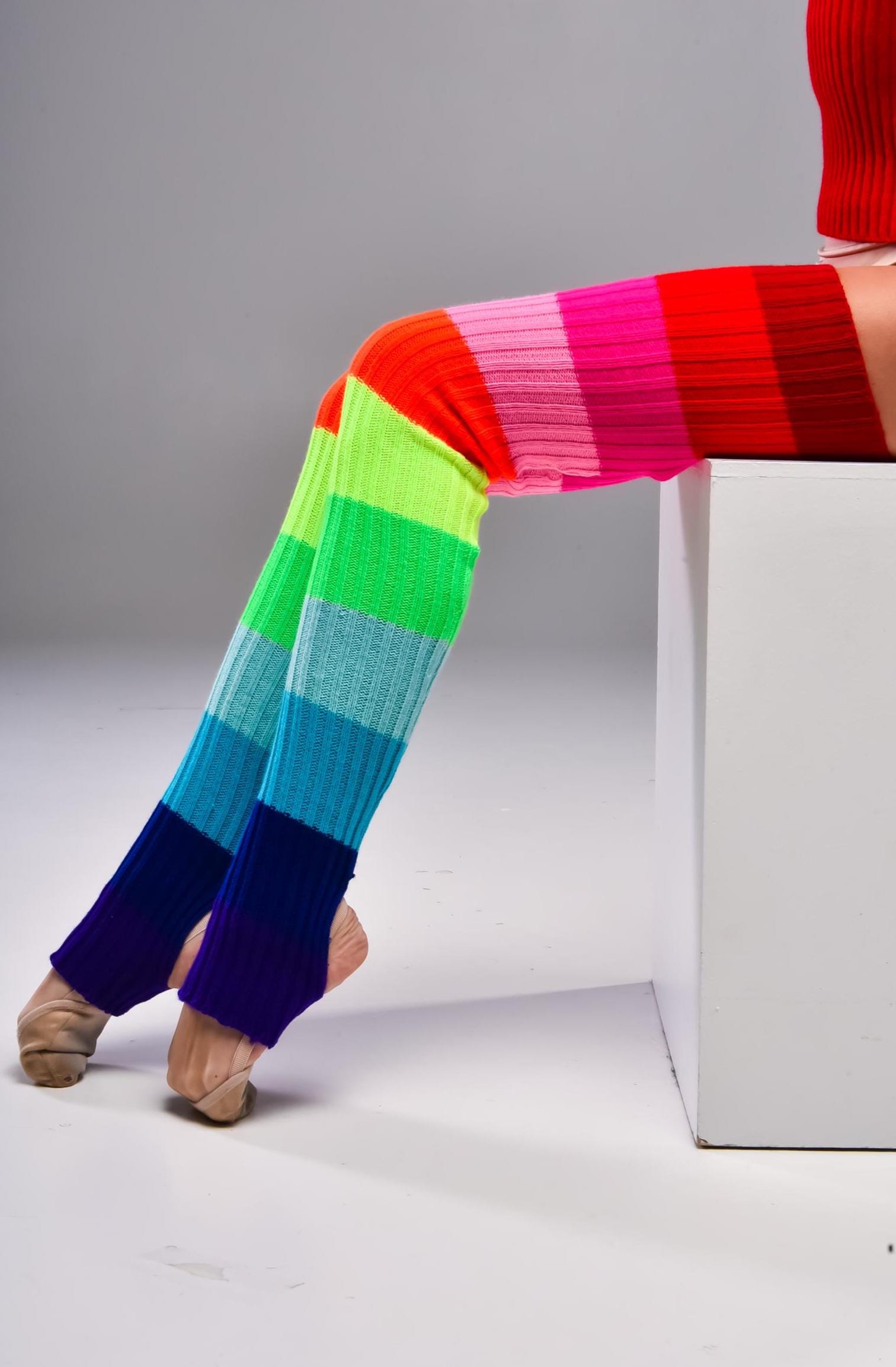Handmade Knit Leg Warmers, Custom Color & Length Sporty Socks, Soft ...