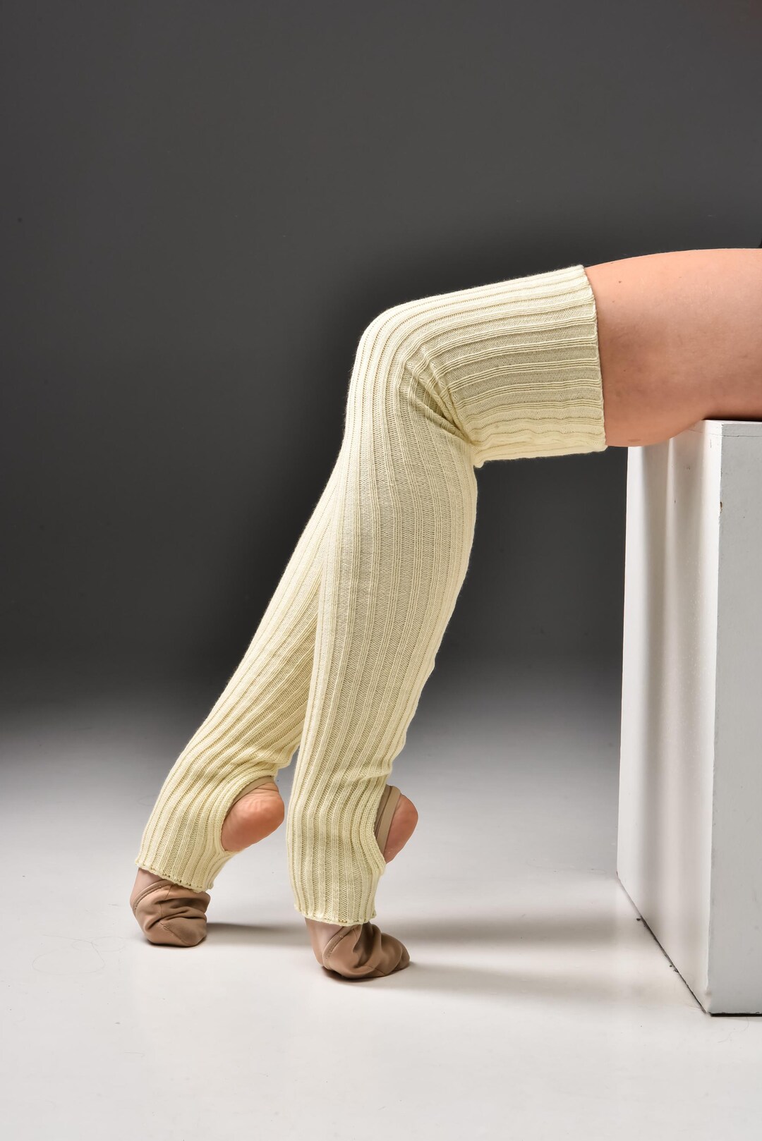 Custom Acrylic Knit Leg Warmers, Dance Yoga Fitness Gear, Ballet Warm ...