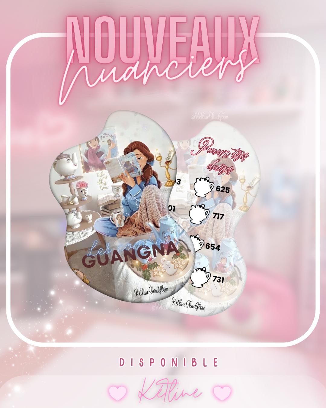 Guangna Skin Combos Color Chart 120/168/240 - PDF Format - Etsy