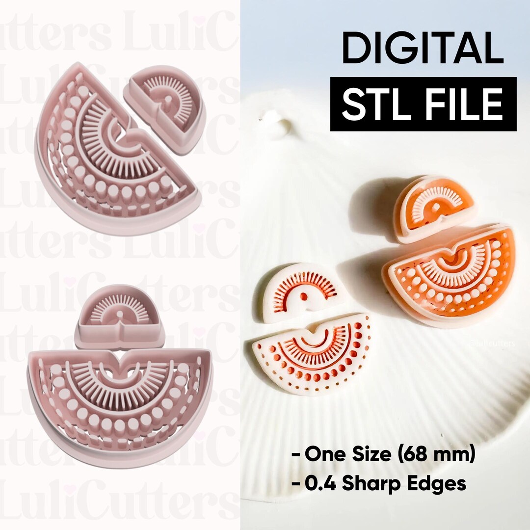Mini Tribal Sunburst Cutter Set – STL Digital File Only -no Physical ...