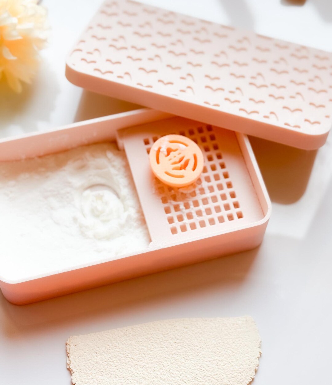 Cornstarch Powder Box for Clean, Non-stick Polymer Clay Powder ...