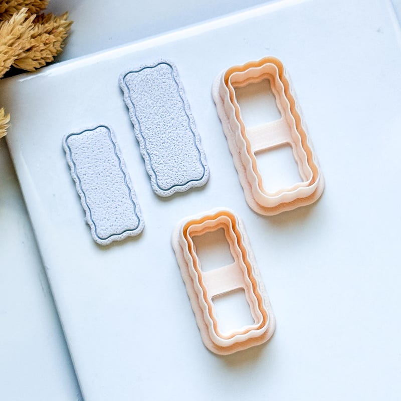 Clay Pendant Scalloped - Etsy
