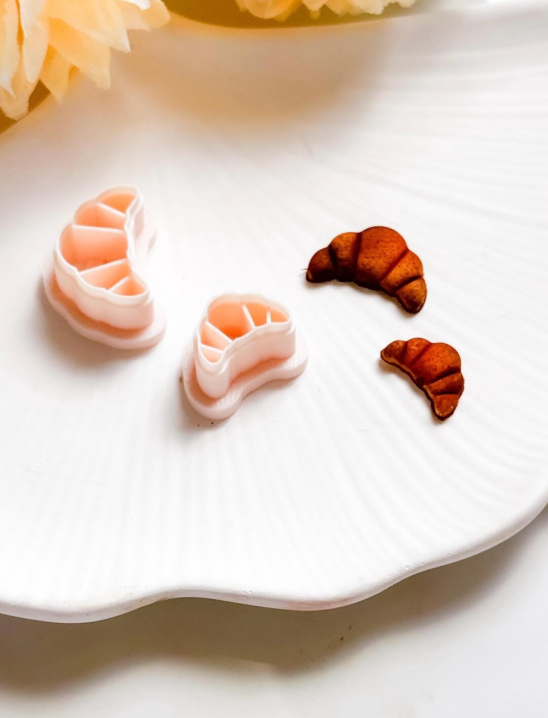 Croissant Clay Cutter | Pastry Shape Polymer Clay Tool | DIY Jewelry ...