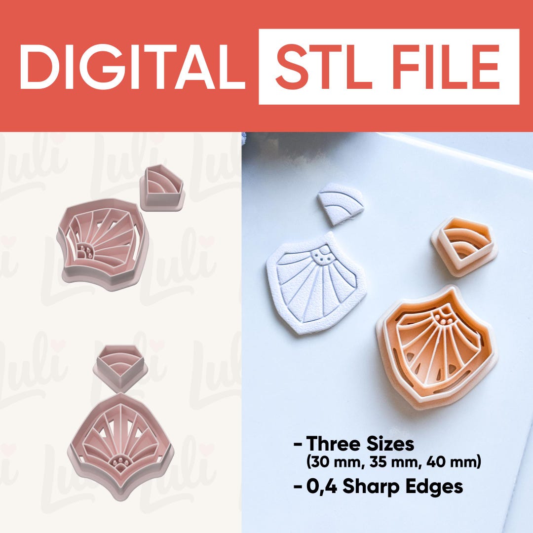 Ray Moss Polymer Clay Cutter (STL Digital File) - Etsy Portugal