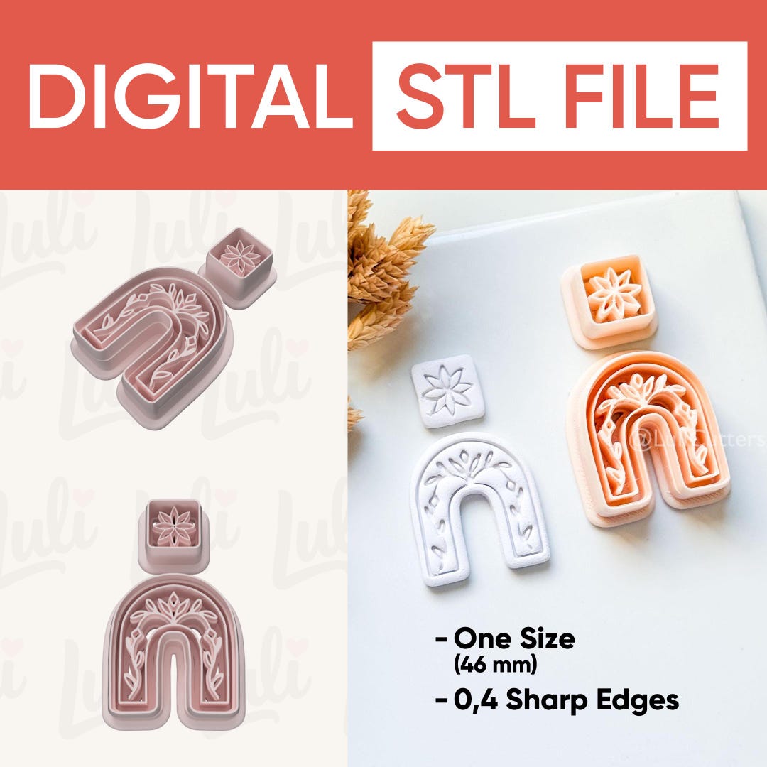 Celine Arch Clay Cutter (STL Digital File) - Etsy Portugal