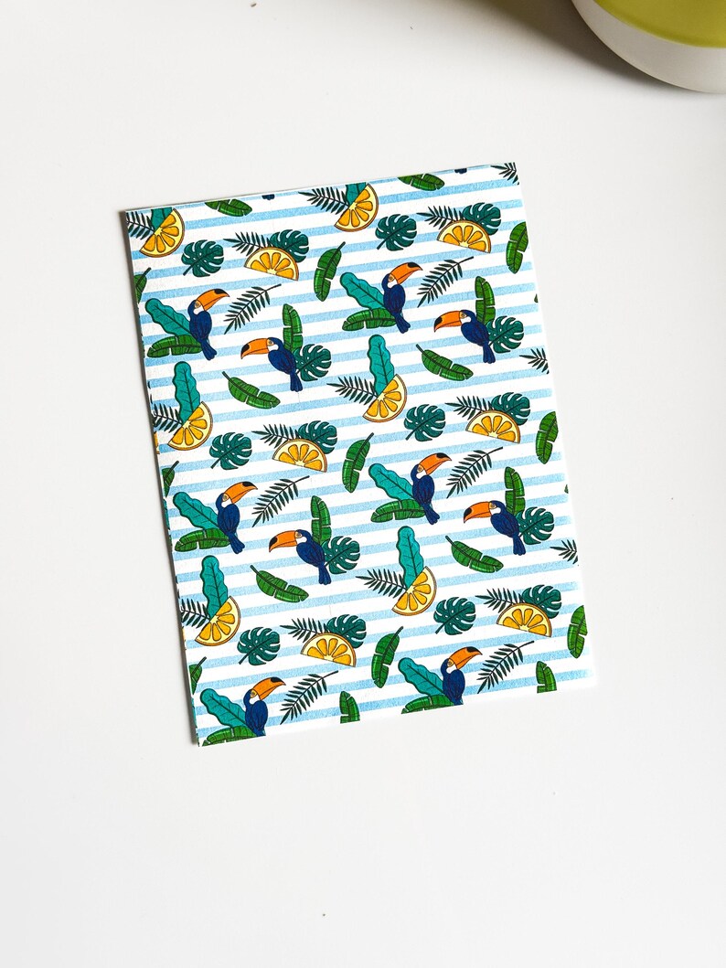 Tropical Polymer Clay Transfer Paper: Pattern Sheet (9x14cm) - Etsy