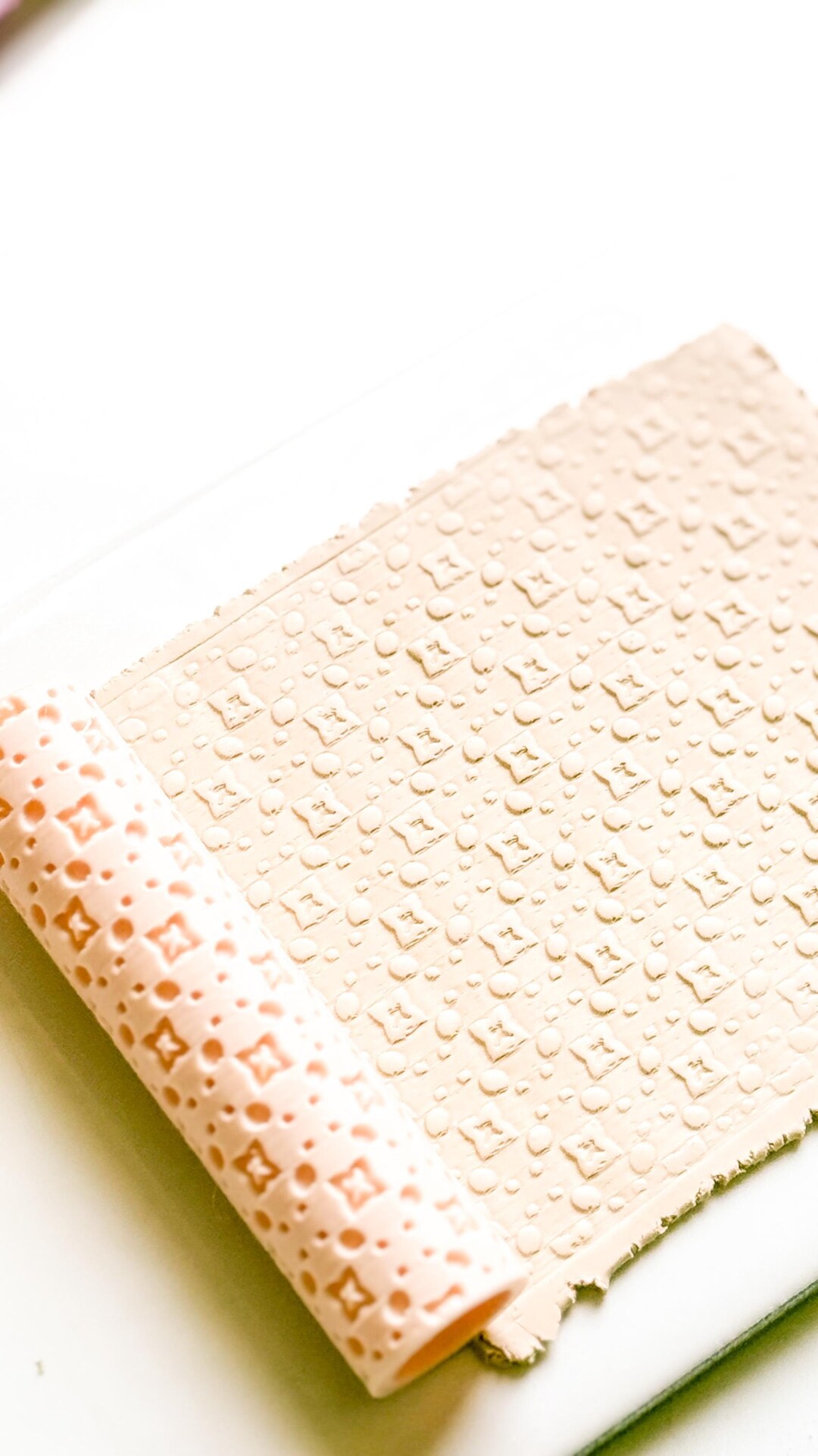 Stars and Dots Embosser Roller for Polymer Clay Geometric Texture Tool ...