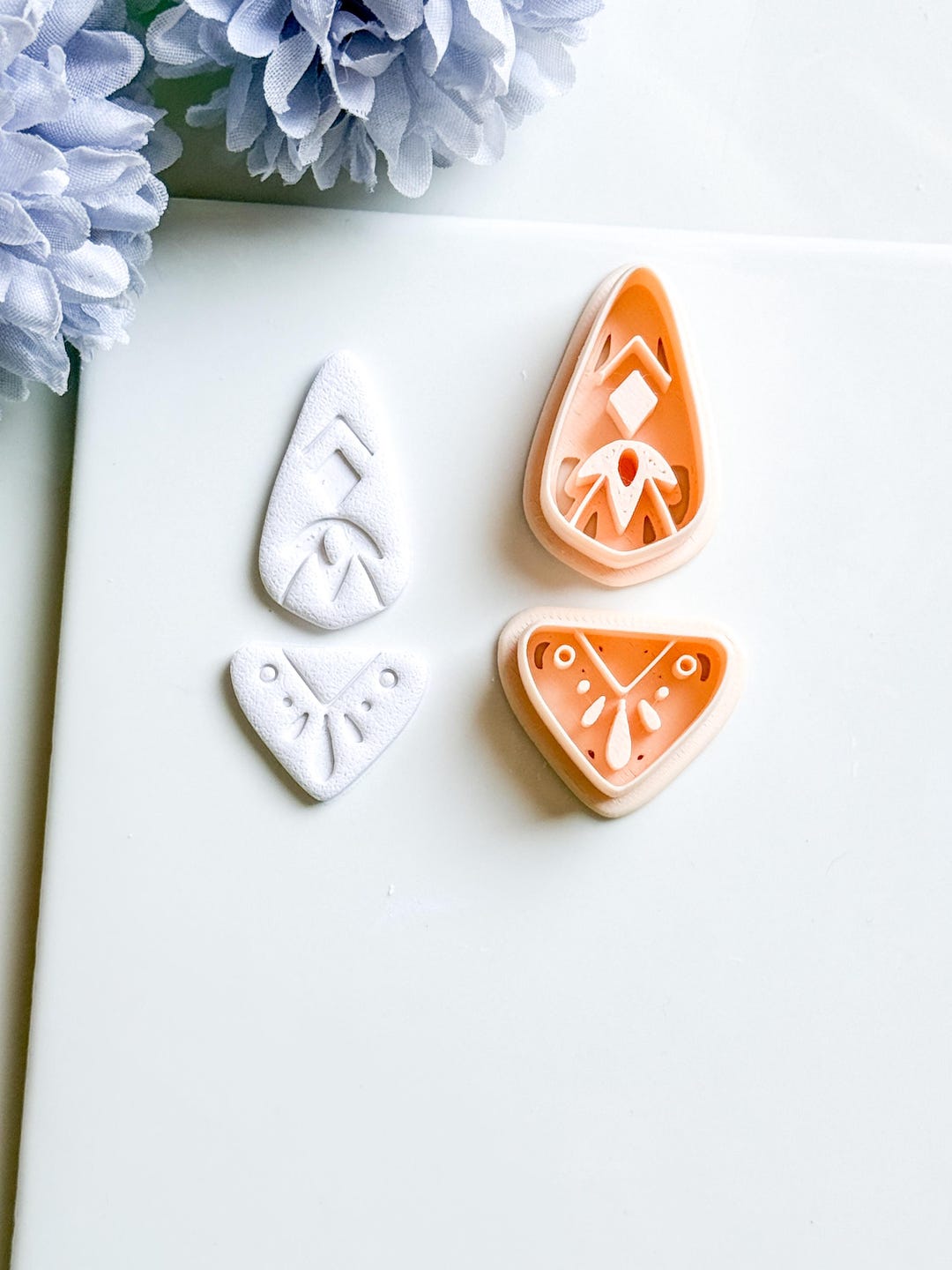 Savanna Drop Clay Cutter Set: Tribal Arrowhead Polymer Clay Tools - Etsy