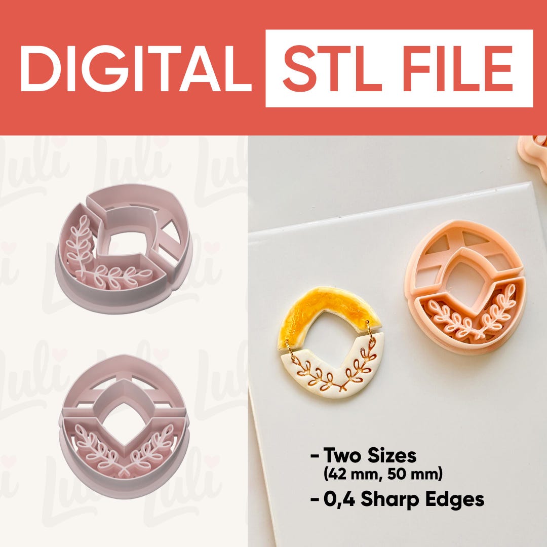 Laurel Arch Duo Clay Cutters (STL Digital File) - Etsy