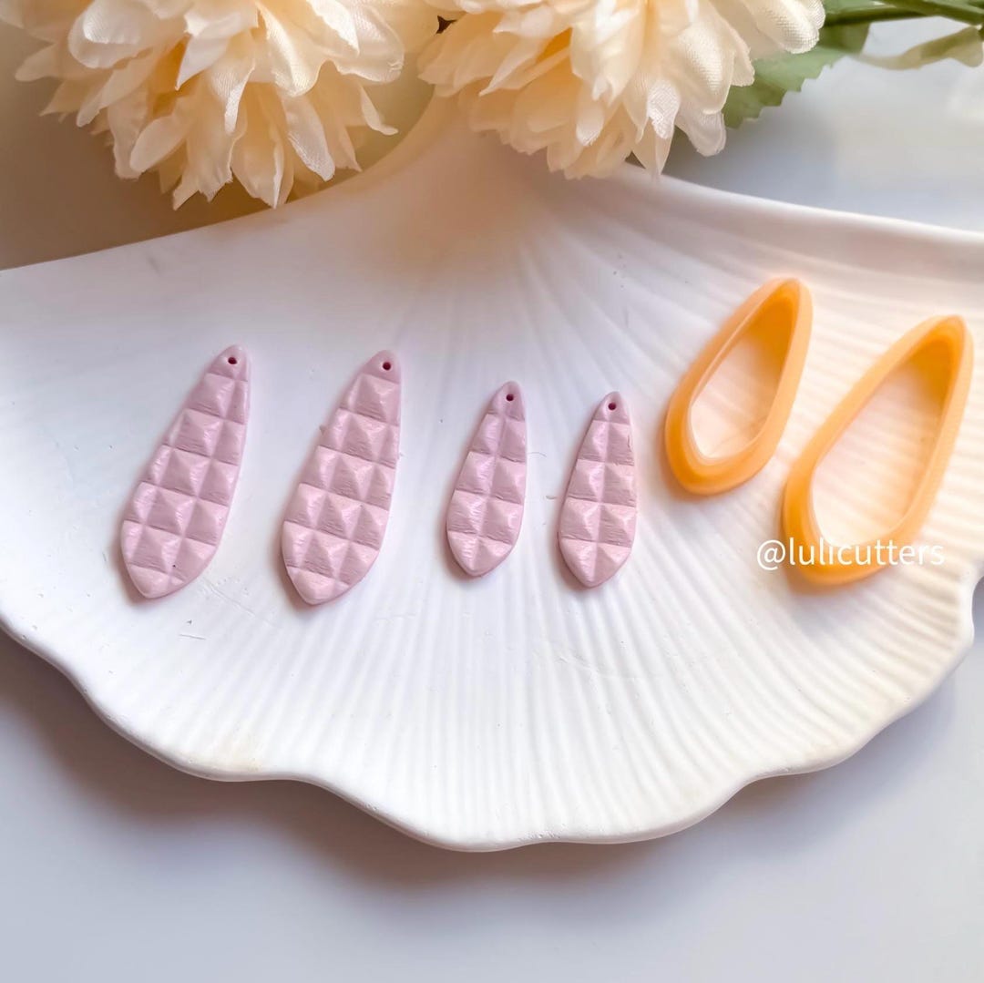 Teardrop Clay Cutter: 8 Sizes, Drop Earring Tool (20-55mm) - Etsy