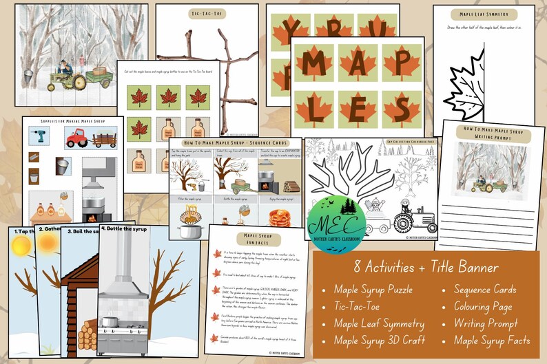 Maple Syrup Study Unit How to Make Maple Syrup From Sap Interactive ...