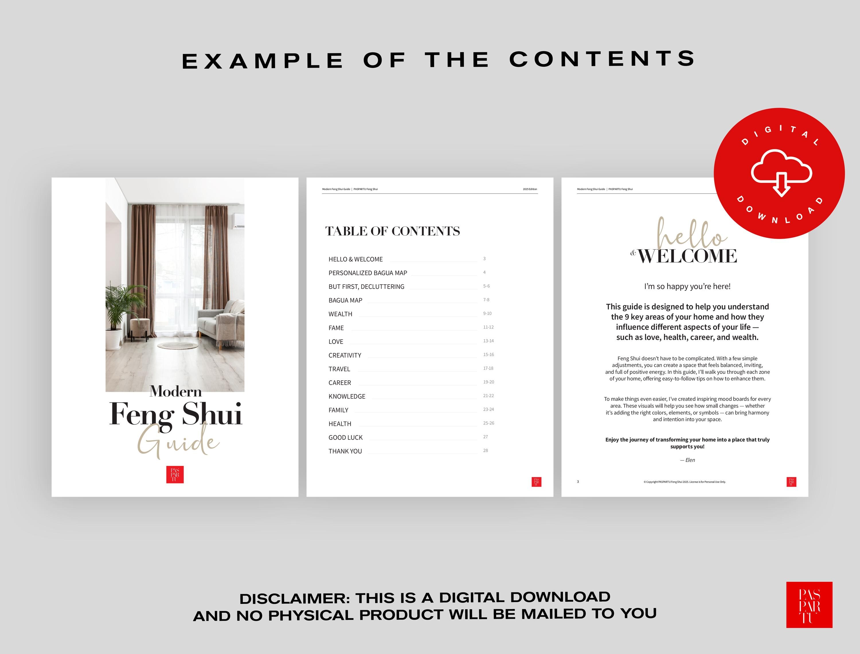 Modern Feng Shui Guide | Bagua Map Guide | Digital Download - Etsy