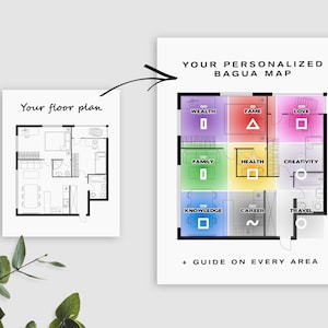 Personalized Feng Shui Bagua Map | Custom Feng Shui Bagua Map of Your Home | Improve the Energy ...